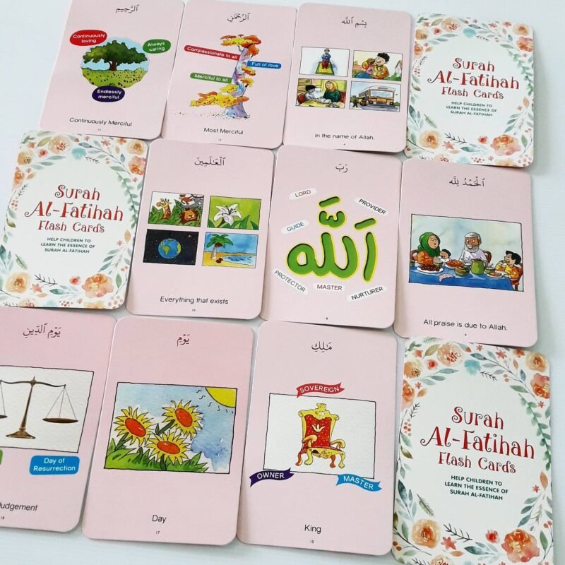 Surah Al Fatihah Flash Card